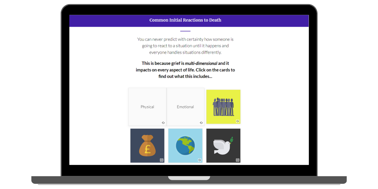 Death Dying Bereavement Caretutor Social Care Elearning